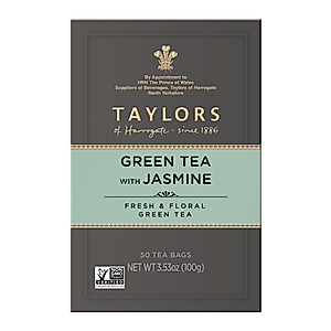 Taylors of Harrogate Green Tea with Jasmine, 50 Teabags