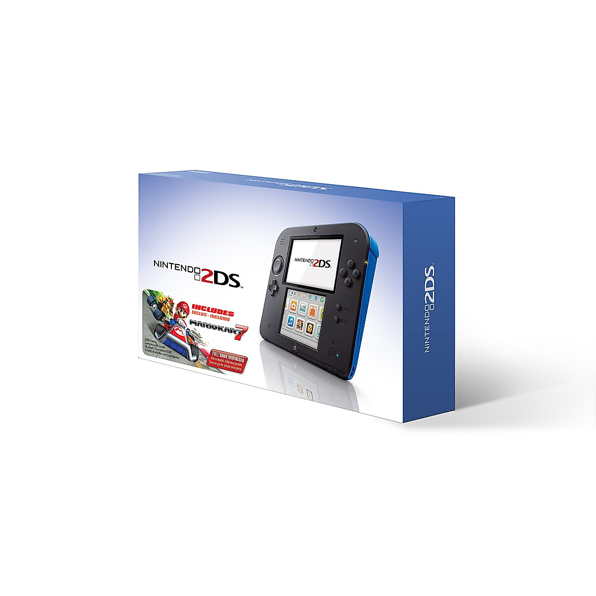 Nintendo 2DS Console with Mario Kart 7 - Electric Blue