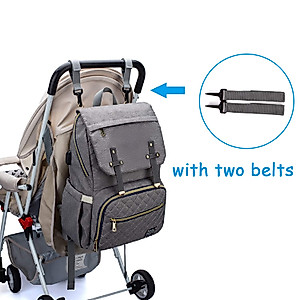 LEQUEEN Diaper Bag Backpack, Travel Back Pack Maternity Baby Changing Bags