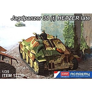 Academy Jagdpanzer 38(t) Hetzer Late Version Military Land Vehicle Model Building Kit