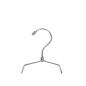 NAHANCO SLD-16HU 16” Heavy Duty Commercial Steel Metal Shirt Hanger, Chrome (Pack of 25)