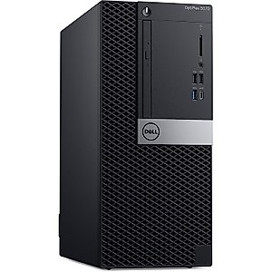Dell OptiPlex 5070 Tower Intel Core i7-9700 4.7GHz Turbo 32GB RAM 500GB NVMe Win 11 Pro (Renewed)
