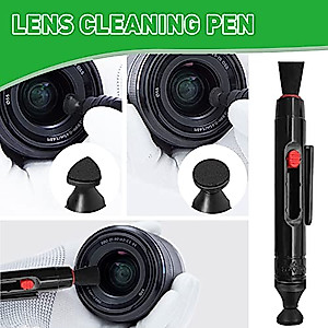 REFLYING Camera Cleaning Kit, Lens Cleaning Kit with Camera Lens Cleaner 20ml,Sensor Cleaner 10ml,Lens Cleaning Pen,16mm Sensor Cleaning Swabs for APS-C DSLR,Cleaning Cloth