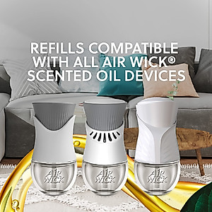 Air Wick plug in Scented Oil Warmer, White, 1 Count, Essential Oils, Air Freshener