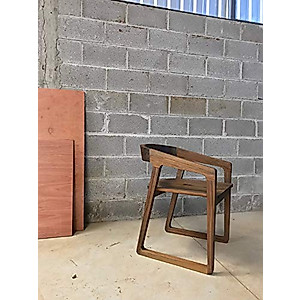 Celine Dining Chair in Dark teak