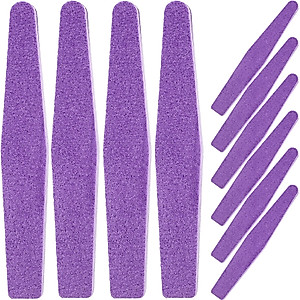 COHEALI 10pcs Nail Polish Pedicure Nail Files Nail Supplies Nail Tools Nail Care Nail Trimming File Finger Nail Files for Men Purple High Elastic Sponge Foot Man Polishing File