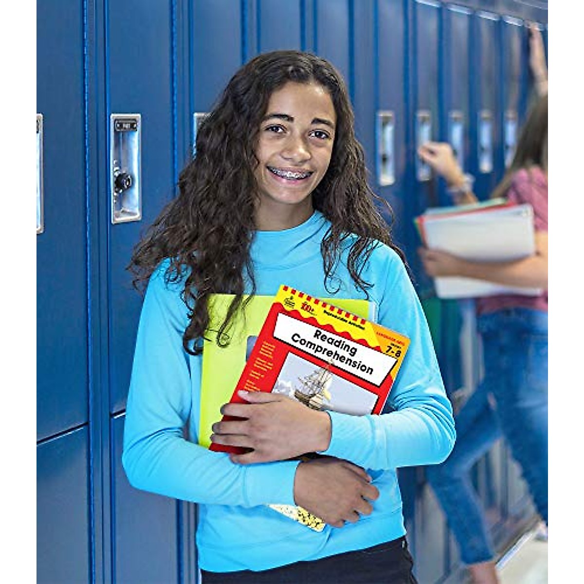 Carson Dellosa The 100+ Series: Reading Comprehension Workbook?Grades 7-8 Language Arts Learning, Fiction, Nonfiction, Poetry Passages With Closed- and Open-Ended Questions (128 pgs)