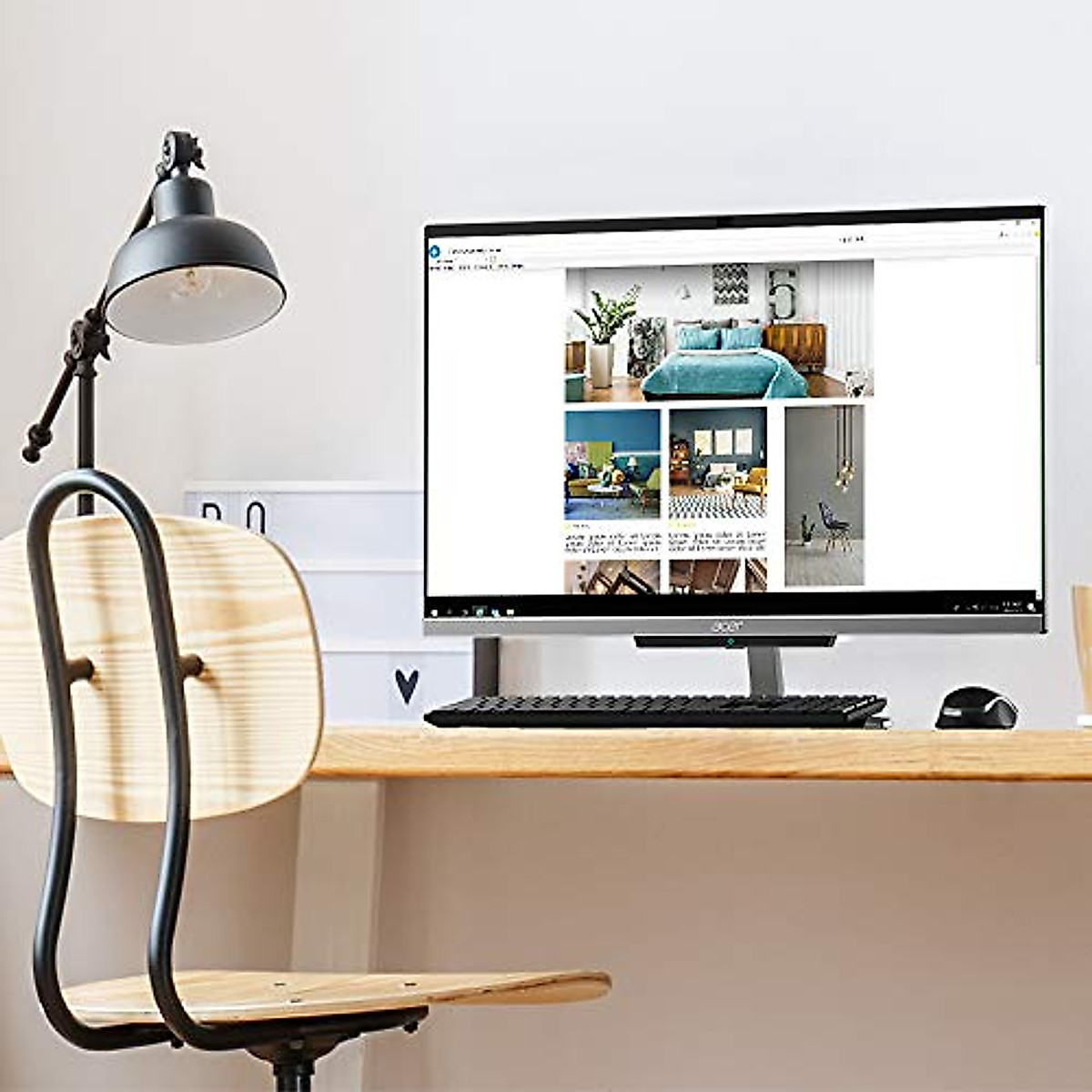 Acer Aspire C24-963-UR14 AIO Desktop, 23.8" Full HD Display, 10th Gen Intel Core i5-1035G1, 12GB DDR4, 512GB NVMe M.2 SSD, 802.11ac WiFi 5, Wireless Keyboard and Mouse, Windows 10 Home