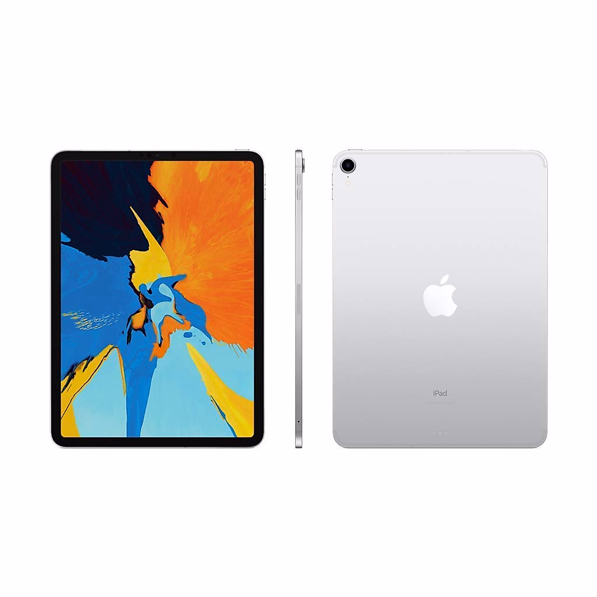 Apple iPad Pro 2018 (11-inch, Wi-Fi + Cellular, 256GB) - Silver (Renewed)