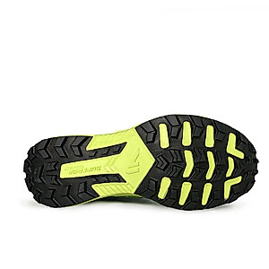 VJ Ultra 2 Long-Range Race Trail Running Shoes with Rock Plate and More Grip - M 6.5/W 8 Green