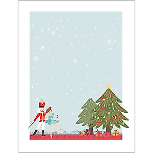 3D Pop Up Nutcracker Medium Snowglobe Christmas Card