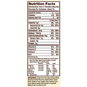 Bob's Red Mill Gluten Free Pancake Mix, 22-ounce (Pack of 4)