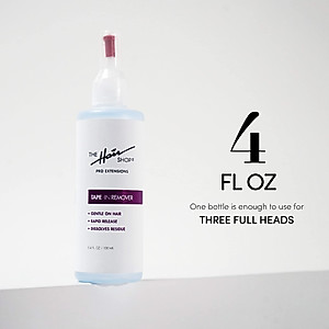 X10 Pro-Tools Tape-in Remover by The Hair Shop, Professional Salon Quality Tape-in Skinweft Smart Tabs Formula, Precision Bottle, Safe & Alcohol-Based