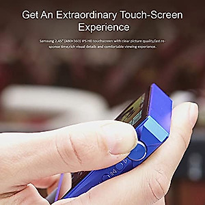 HIDIZS AP80 PRO MP3 Player with Bluetooth, High Resolution Lossless Music Player with LDAC/aptX/FLAC/Hi-Res Audio/FM Radio, Digital Audio Player with Full Touch Screen (Black)