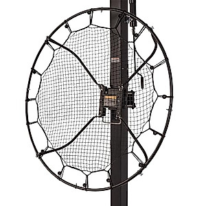 Silverback Multi-Sport Training Rebound Passback Net - Basketball Rebounder - Multisport Rebounder,Black