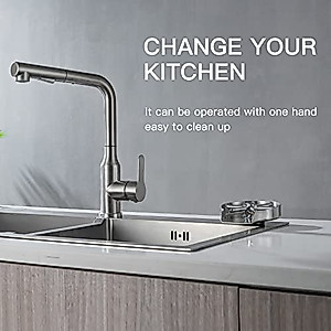 FOHEEL Glass Rinser for Kitchen Sinks, SUS304 Stainless Steel Glass Cup Bottle Washer Cleaner, Beer Bar Glass Rinser Faucet Sink Accessories for Home, KTV, Restaurants, Cafes