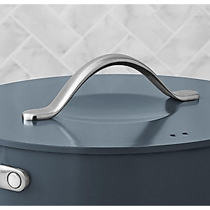 Member Mark 11 Piece Modern Ceramic Cookware Set With Smart Kitchen Tools Set (Assorted Colors) (Gray)