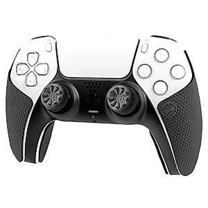 KontrolFreek FPS Freek Galaxy Black for PlayStation 4 (PS4) and PlayStation 5 (PS5) | Performance Thumbsticks | 1 High-Rise, 1 Mid-Rise | Black