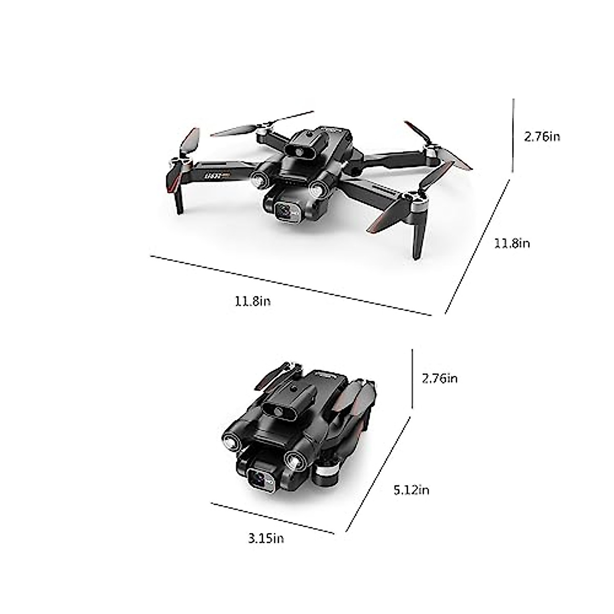 Mini Aerial Photography Drone for Kids with Brushless Motor - Foldable Remote Control Quadcopter with 1080P HD FPV Camera - Drone Toys with Altitude Hold, Headless Mode and One Key