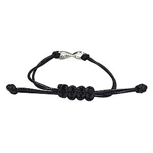Harley-Davidson Women's Harley Infinity Wax Adjustable Cord Bracelet HDB0423