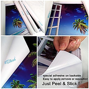 3D Wall Stickers Airplane Peel and Stick Vinyl Wall Decals Removable Decor Mural Art Poster for Bedroom Home Decorations- 24x36 inches