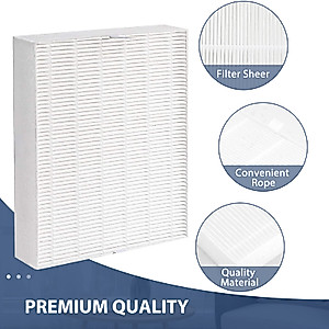 Mchillnet Air108 Filter Replacement Compatible with AirInstinct Air Purifiers 75, 100, 108, 150, 200, Including 2 Ture HEPA Filters and 4 Carbon Filters
