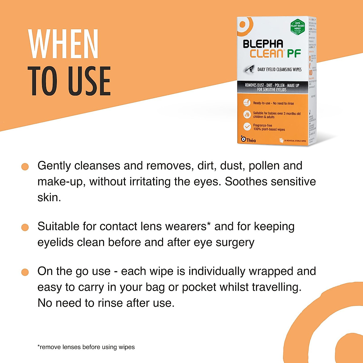 Blephaclean 60 Sterile Eyelid Wipes For Blepharitis Freepost