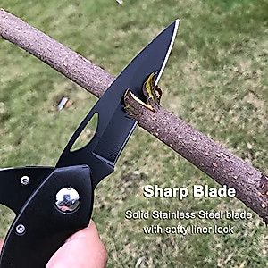 Joycube Multitool Carabiner with Folding Pocket Knife, Bottle Opener, Window Glass Breaker and Screwdriver, EDC Keychain Clip, Tactical Knives Survival Gear for Men Outdoor Camping