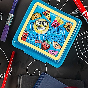 Zak Emojination Embossed Sandwich Container