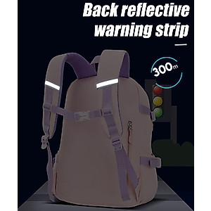 Bunny Backpack, Kawaii Bunny Backpack for Girls, Large Capacity Waterproof Kawaii Bookbag for Grades 1-6 (Purple, Large)