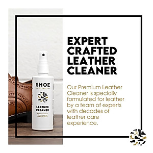 Shoe Clinic Leather Cleaner | Deep Clean Shoes, Sneakers, Boots, Heels, Sandals, and More | Natural Quick Drying Premium Shoe Cleaner (125 ml / 4.2 oz)