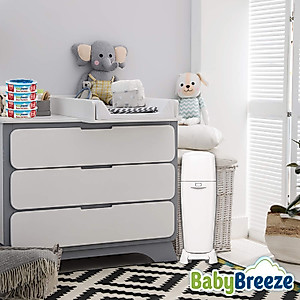 Diaper Pail Refill Bags for Playtex Diaper Genie- 1680 Count (6 Pack) – by BabyBreeze#