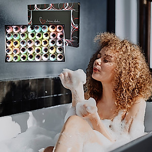 Bath Bomb Gift Set - by Joanne Arden Organic Bath Bombs for Women, Men & Kids. Bulk Bath Bomb Kit Includes 40 Paraben Free & Sulfate Free 2.5 oz Spa Bath Balls