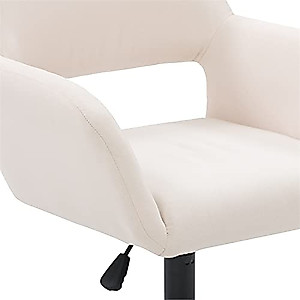 CorLiving Marlowe Fabric Upholstered Task Chair in Off White