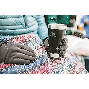 Stanley 10-01704-056 The Stay-Chill Aluminum Beer Pint Matte Black 16OZ / .47L