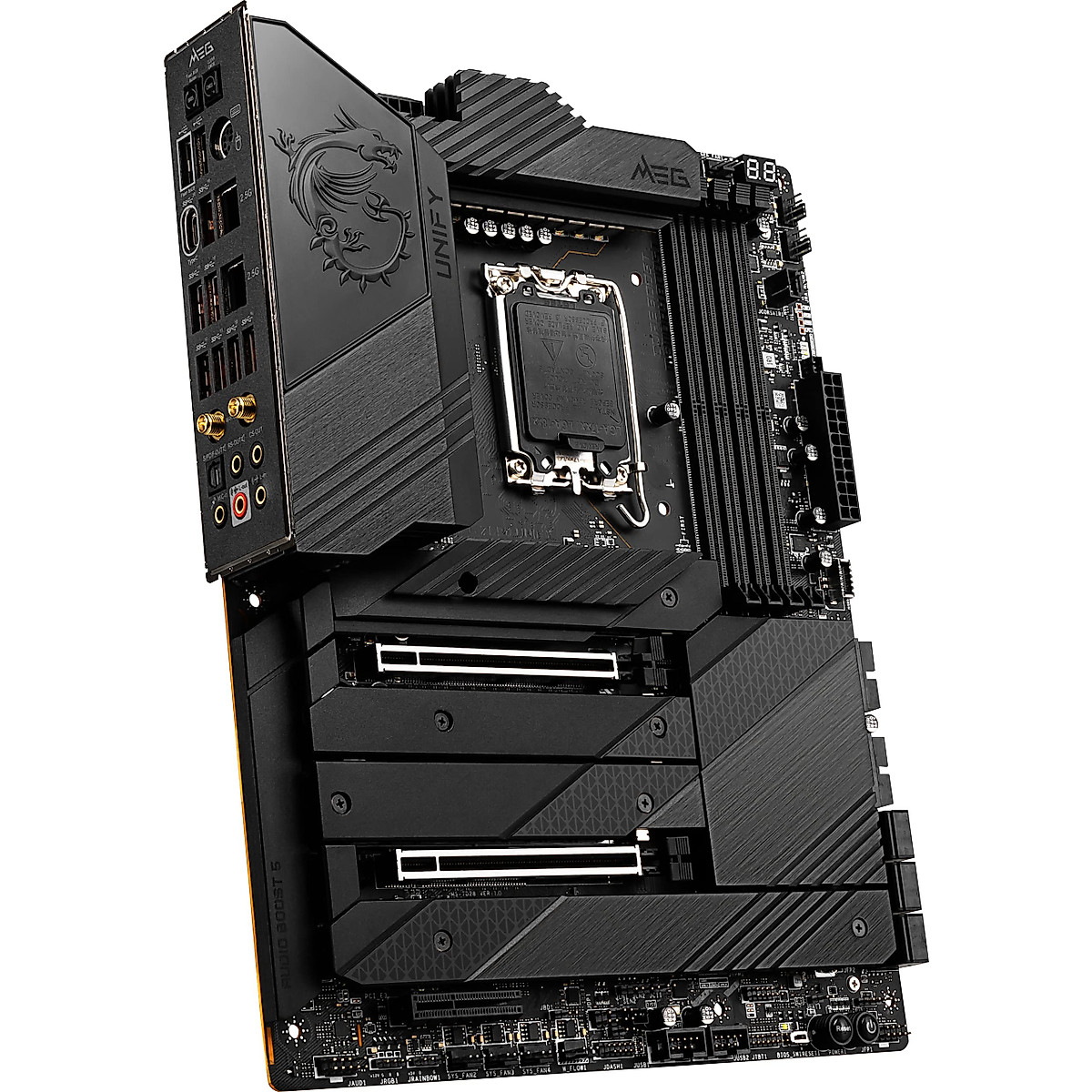 MSI MEG Z690 Unify Gaming Motherboard (ATX, 12th Gen Intel Core, LGA 1700 Socket, DDR5, PCIe 5, Dual 2.5G LAN, M.2 Slots, Wi-Fi 6E)