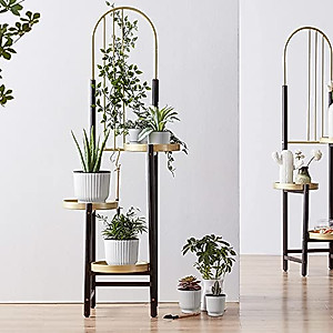 T4U 6 Inch Self Watering Pots for Indoor Plants, 6 Pack White Plastic Flower Pots for All House Plants, Flowers, African Violets