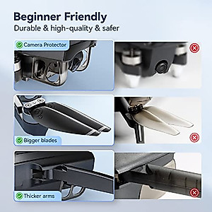 Ruko F11MINI Drones with Camera for Adults 4K, 2 Batteries 60 Min Flight Time, Foldable & Lightweight, 5GHz WiFi, GPS Auto Return, Follow Me, Waypoints, Points of Interest for Beginner