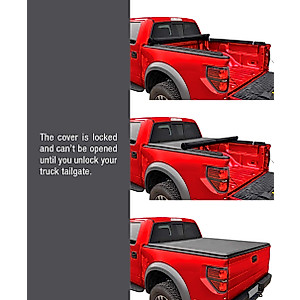 MaxMate Soft Roll-up Truck Bed Tonneau Cover Compatible with 1988-2006 Chevy Silverado GMC Sierra 1500 2500 3500HD; 2007 Classic | Fleetside 6'6" (78") Bed | TCC169009