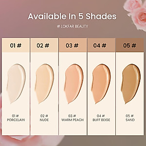 TOSOUATOP Airbrush Foundation Set with Soft Makeup Brush, [Light Weight], [Long Lasting], [Anti-aging Ingredient], [Oil Control Formula], Full Coverage Foundation for All Skin Type, 02# Nude