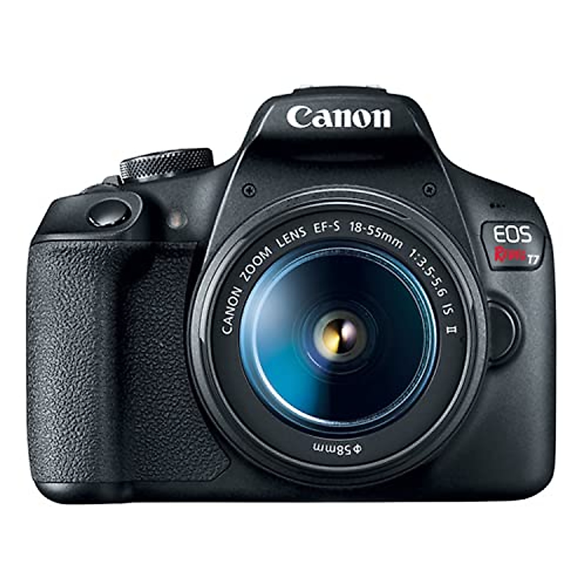 Canon EOS Rebel T7 DSLR Camera w/EF-S 18-55mm f/3.5-5.6 is II Lens + 2X 64GB Memory + Case + Filters + Tripod + More (35pc Bundle)