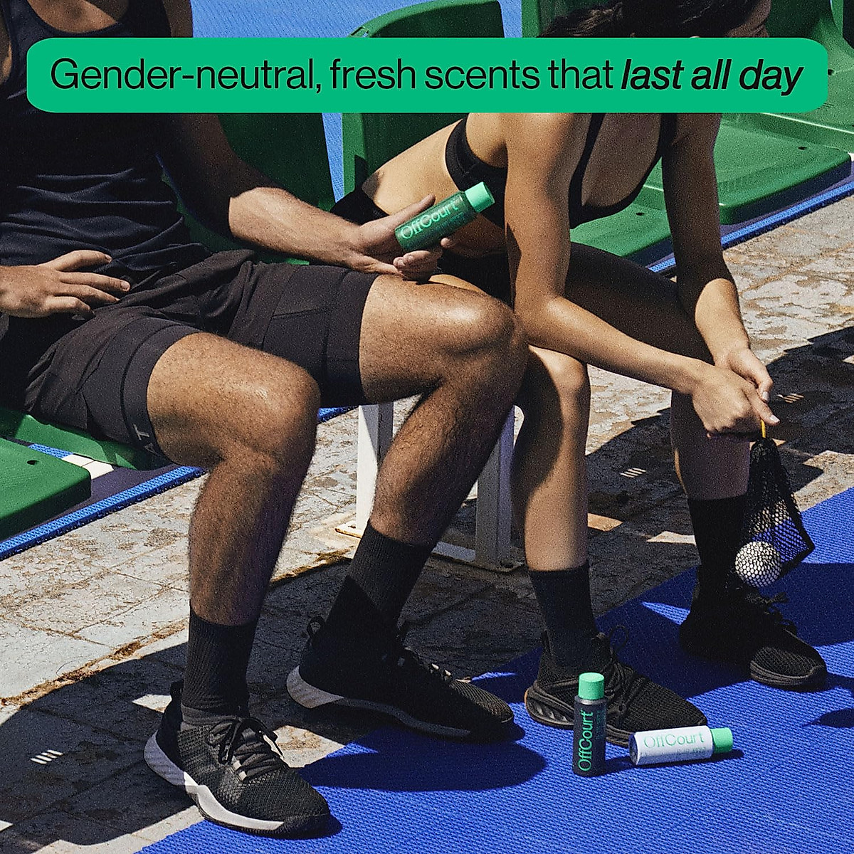 OffCourt - Natural Deodorant Body Spray for Men and Women - Aluminum Free - Whole Body Deodorant for Women and Men - Clean Fig Leaves and White Musk Scent, 3.4 Ounce (Pack of 3)