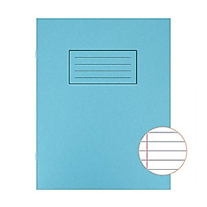 Silvine Exercise Book Ruled 229x178mm Blue (Pack of 10)