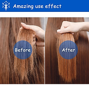 KIEKRO 2 in 1 Hair and Facial Steamer, Hair Steamer, Face Steamer, Hair Humidifier, Hot Mist Moisturizing, Hydration System Sprayer, Personal Care Use, Home and Salon (Blue White)