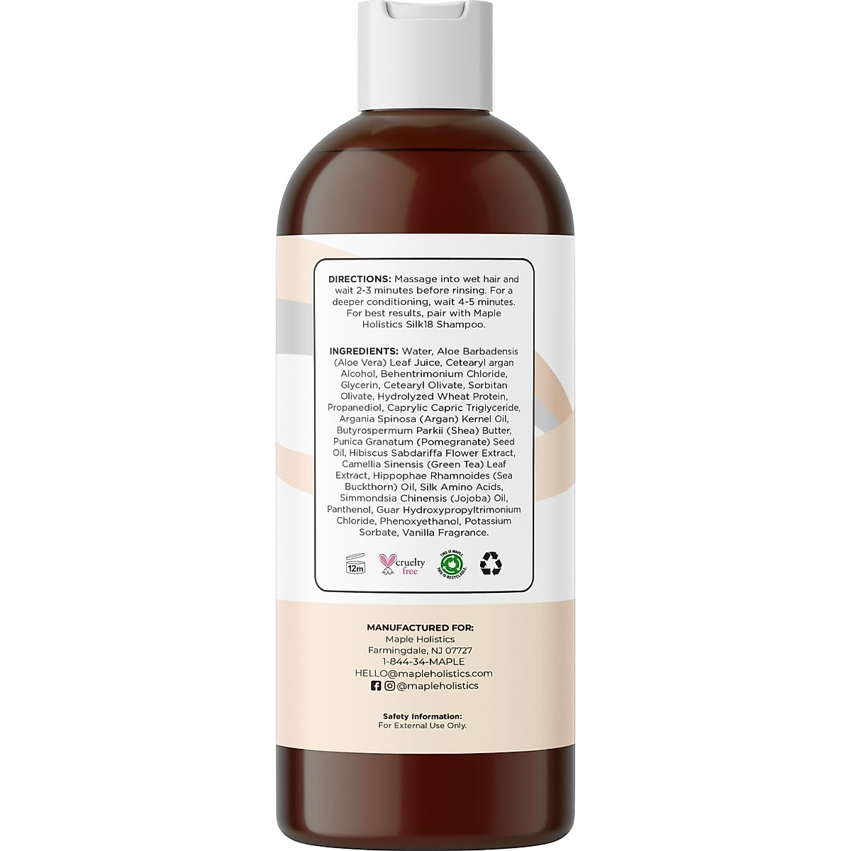 Hair Conditioner for Damaged Dry Hair - Moisturizing Conditioner for Dry Damaged Hair Treatment and Frizz Control with Hair Moisturizer Amino Acids - Sulfate Free Conditioner for Colored Hair Care