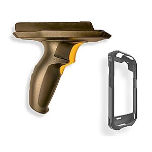Trigger Handle and Rugged Boot Compatible with Zebra TC51, TC52, TC56, TC57 Android Barcode Scanners | Alternative to TRG-TC51-SNP1-01 and SG-TC5X-EXONHS-01 (Renewed)