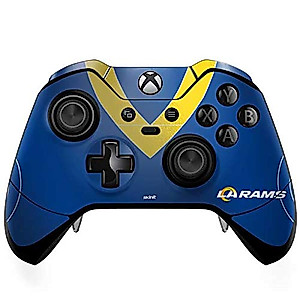 Skinit Decal Gaming Skin Compatible with Xbox One Elite Controller - Officially Licensed NFL Los Angeles Rams Team Jersey Design