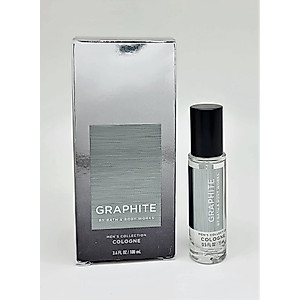 Bath & Body Works - Graphite – Men’s Collection -2- pc Bundle - Cologne - 3.4 fl oz and Mini Cologne - 0.5 fl oz.