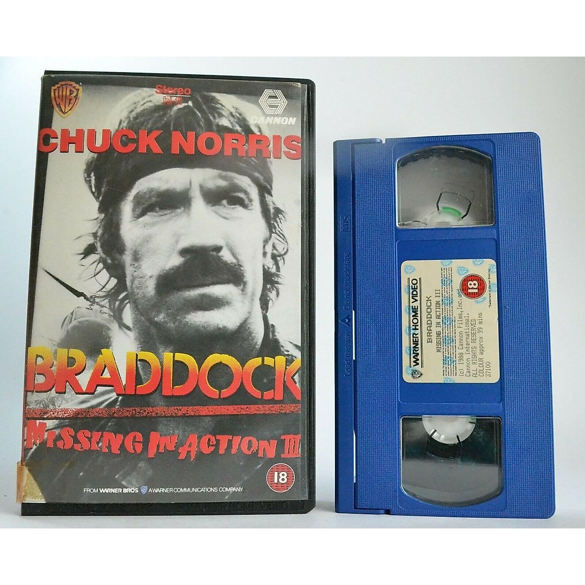 Braddock: Missing in Action 3 (1988) - Action/Adventure - Chuck Norris - Pal VHS
