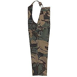 Wrangler Authentics Boys' Classic Denin Overall, Forest Night Camo, 4T